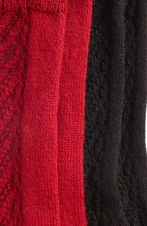 Hue Assorted 2-pack Seed Stitch Boot Socks
