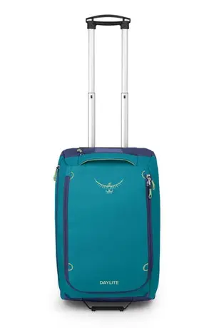 OSPREY Daylite 40-liter 22-inch Wheeled Carry-on Duffle Bag - Blue Spikemoss/ Alkaline
