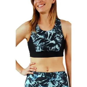 UV SKINZ Active Swim Bra - Shadow Tropics