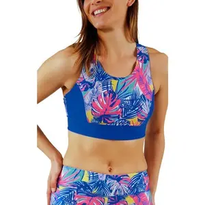 UV SKINZ Active Swim Bra - Vibrant Palmetto
