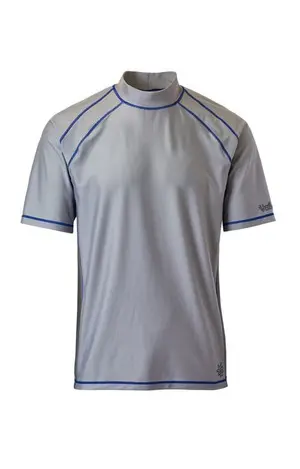 UV SKINZ Short Sleeve Sun & Swim Shirt - Grey