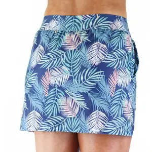 UV SKINZ Active Swim Skirt - Koa Leaves