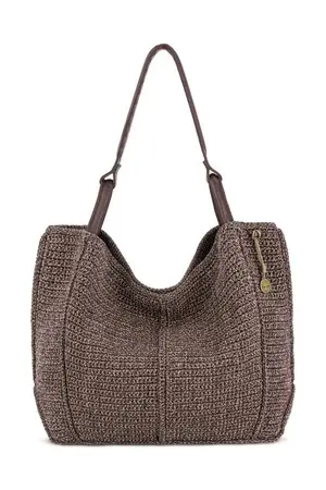 THE SAK Los Feliz Large Hand Crochet Tote Bag - Nutmeg Static