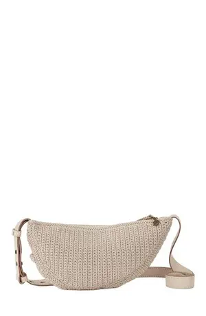 THE SAK Tess Sling Crochet Bag - Ecru