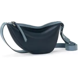 THE SAK Tess Sling Crochet Bag - Indigo Block