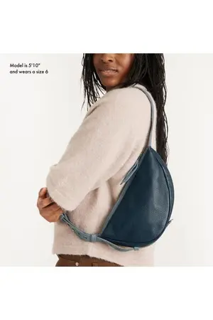 THE SAK Tess Sling Crochet Bag - Indigo Block