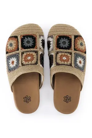 THE SAK Bolinas Crochet Clogs - Acorn Patch