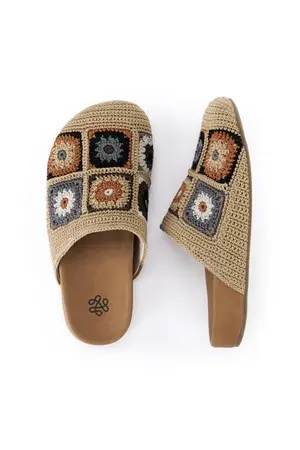 THE SAK Bolinas Crochet Clogs - Acorn Patch