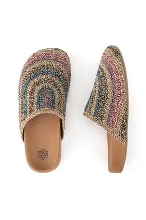 THE SAK Bolinas Crochet Clogs - Ubud Stripe