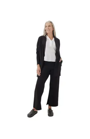 PACT Organic Cotton Cardigan - Black