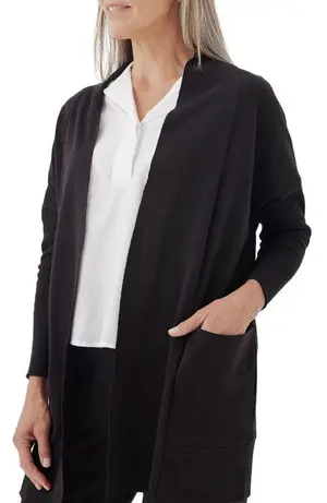 PACT Organic Cotton Cardigan - Black