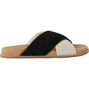THE SAK The Sak Penelope Slip-On Sandals Black/ecru Block