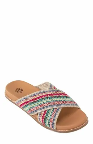 THE SAK Penelope Slip-on Sandals - Eden Stripe