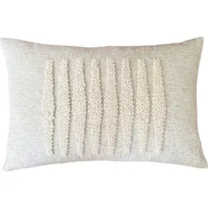 COTTON TREE Punch Needle Pillowzulu Patterncover + Insert - Natural
