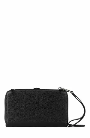 THE SAK Iris Smartphone Crossbody Bag - Black Leather