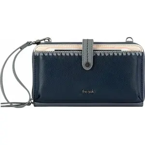 THE SAK Iris Smartphone Crossbody Bag - Dusty Blue Block