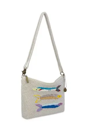 THE SAK Lumi Convertible Crossbody Hand Crochet Bag - Sardines