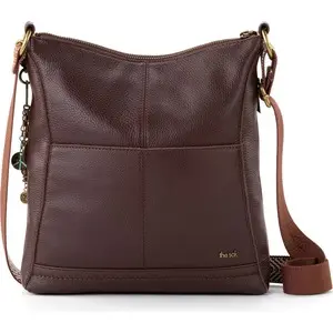 THE SAK Lucia Leather Crossbody Bag - Nutmeg Static