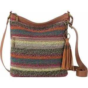 THE SAK Lucia Leather Crossbody Bag - Sunset Stripe