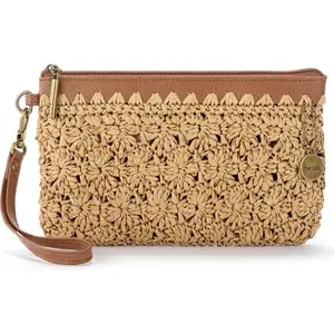 THE SAK Vita Wristlet - Natural Primrose Straw