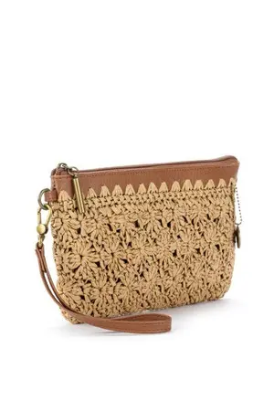 THE SAK Vita Wristlet - Natural Primrose Straw