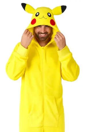 Opposuits Pokémon™ Pikachu Hooded Fleece Jumpsuit