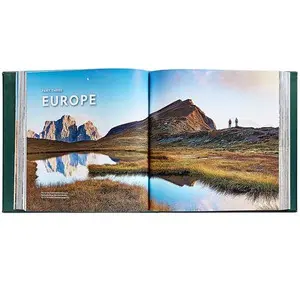 GRAPHIC IMAGE 100 Hikes Of A Lifetime Leather Coffee Table Book
