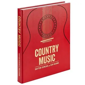 GRAPHIC IMAGE Country Music Leather Coffee Table Book