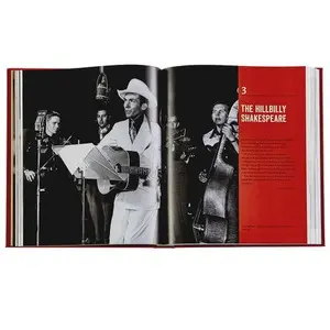 GRAPHIC IMAGE Country Music Leather Coffee Table Book