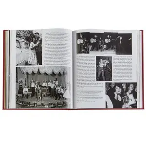 GRAPHIC IMAGE Country Music Leather Coffee Table Book