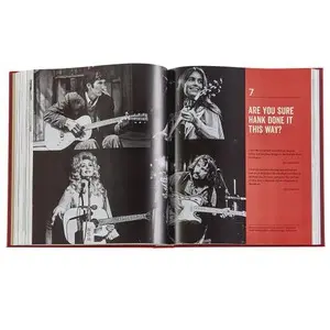 GRAPHIC IMAGE Country Music Leather Coffee Table Book