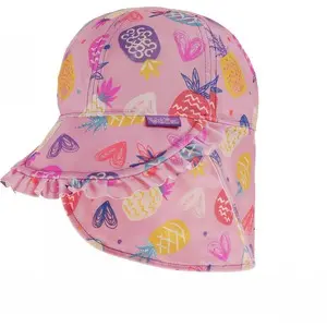 UV SKINZ Upf 50+ Swim Flap Hat - Pineapple Party