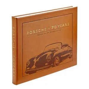GRAPHIC IMAGE Porsche 70 Years There Is No Substitute Leather Coffee Table Book
