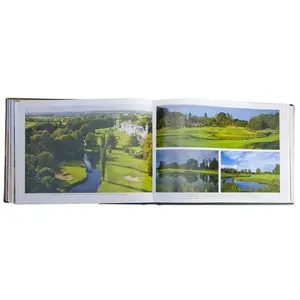 GRAPHIC IMAGE Golf Courses Leather Coffee Table Book