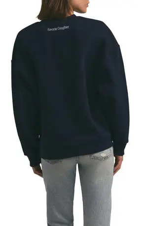 FAVORITE DAUGHTER Favorite Grandma Graphic Sweatshirt - Navy