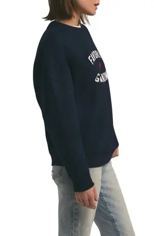 FAVORITE DAUGHTER Favorite Grandma Graphic Sweatshirt - Navy