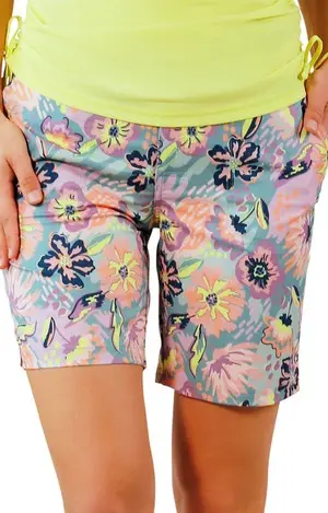 Uv Skinz Zip Up Shorts For Women