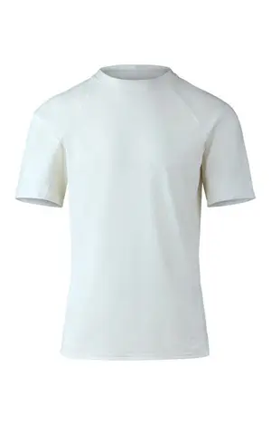 UV SKINZ Short Sleeve Crew Sun & Swim Shirt - White