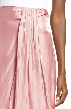 Endless Rose Metallic Draped Skirt