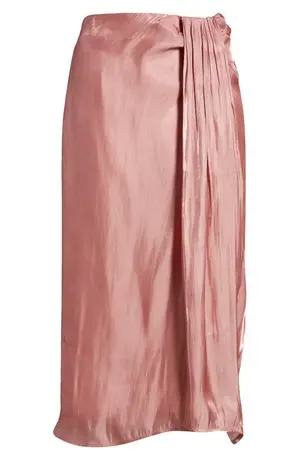 Endless Rose Metallic Draped Skirt