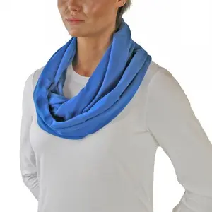 UV SKINZ Packable Infinity Scarf - Mykonos Blue