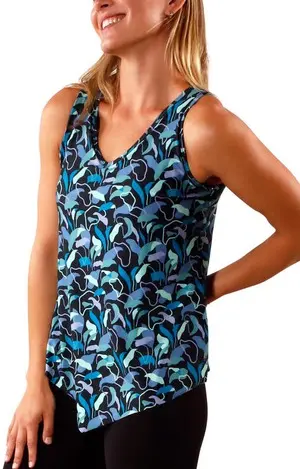 UV SKINZ Swing Tank Top - Evening Leaves