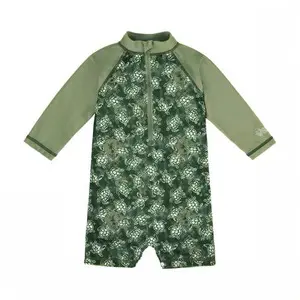 UV SKINZ Long Sleeve Swim Romper - Turtle Cove