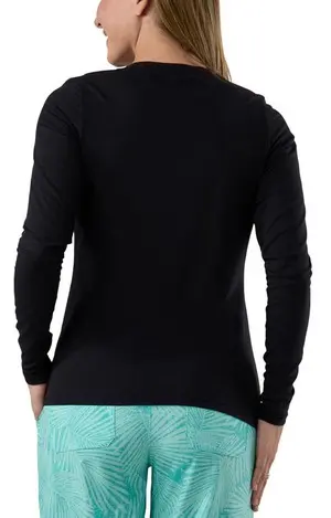 UV SKINZ Long Sleeve Everyday Tee - Black
