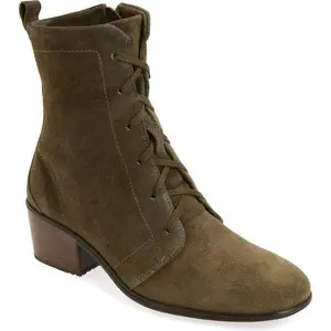 Naot Majesty Lace-up Boots - Oily Olive Suede