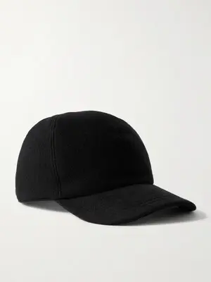 Gabriela Hearst Zed Cashmere Baseball Cap - Black