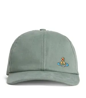 VIVIENNE WESTWOOD Cotton Orb Baseball Cap - Green