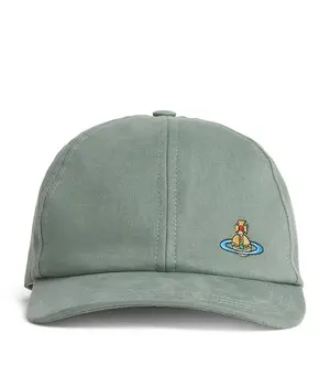 VIVIENNE WESTWOOD Cotton Orb Baseball Cap - Green