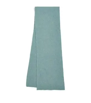 LE BONNET Lambswool Classic Scarf - Green