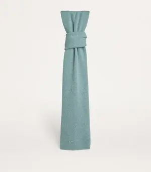 LE BONNET Lambswool Classic Scarf - Green